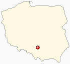 Mapa Pilicy z ulicami - plan miasta Pilica