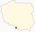 Mapa Ustronia z ulicami - plan miasta Ustroń