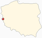 Mapa Gubina z ulicami - plan miasta Gubin
