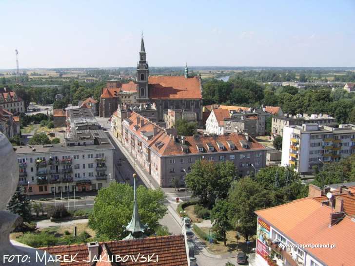 Panorama Brzegu z wieży Ratusza Miejskiego - zdjęcie 68/146