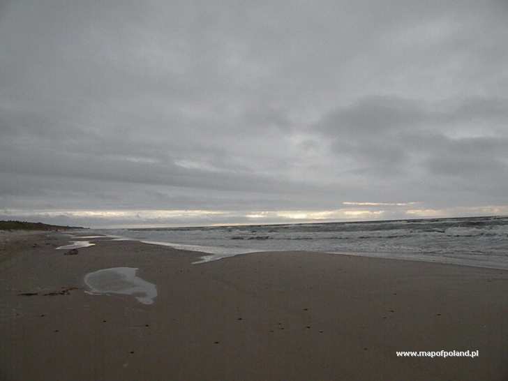 Mapa Rowów k/Ustki z ulicami - plan miasta Rowy