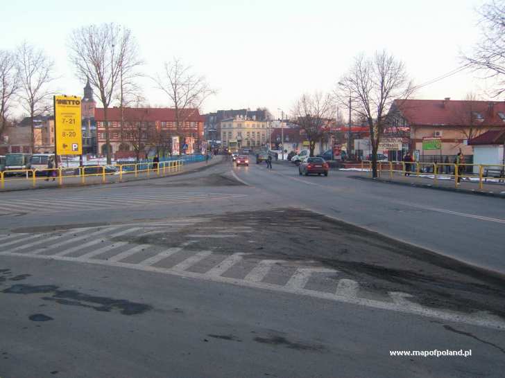 Mapa Lipna z ulicami - plan miasta Lipno