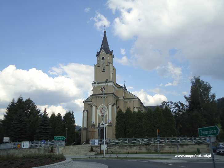 Kościół p.w. św. Wawrzyńca i Kazimierza 1890 r. - Rajcza - zdjęcie 1/4