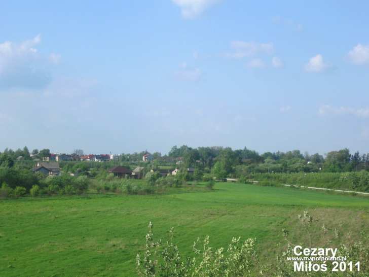 Mapa Konina k/Rędzin z ulicami - plan miasta Konin